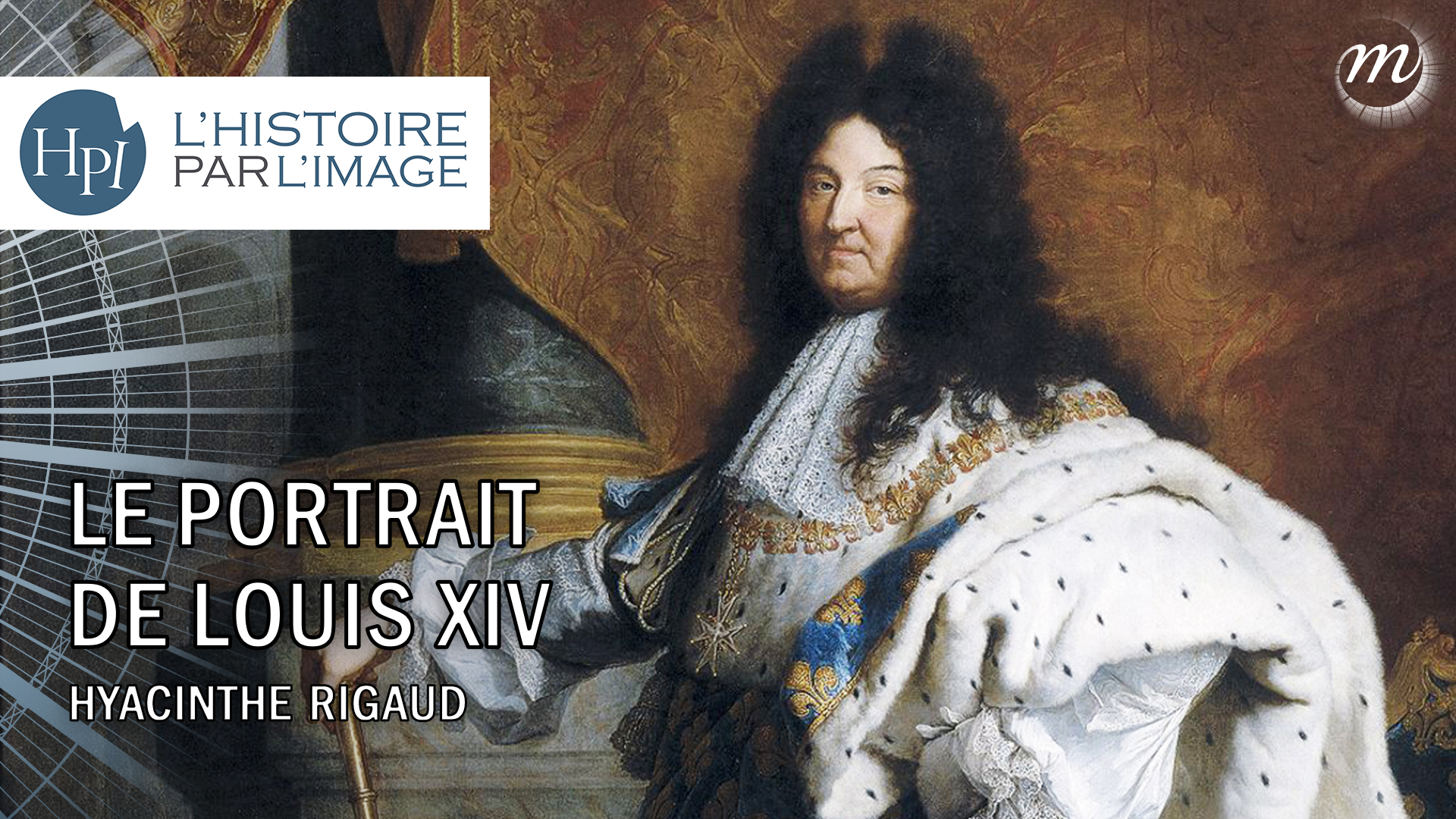 Portrait de Louis XIV en costume de sacre_miniature